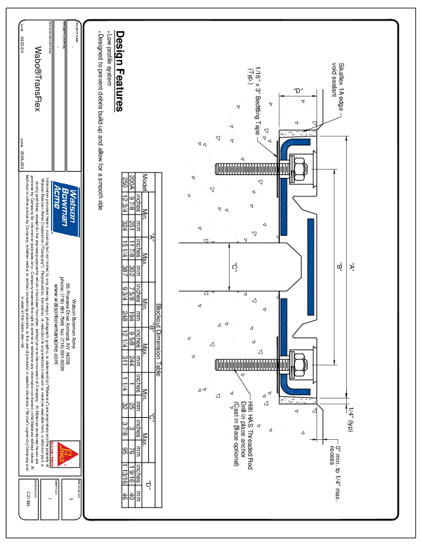 Expansion Joint Resources - Data Sheets, Videos, Manuals, etc... | WBA